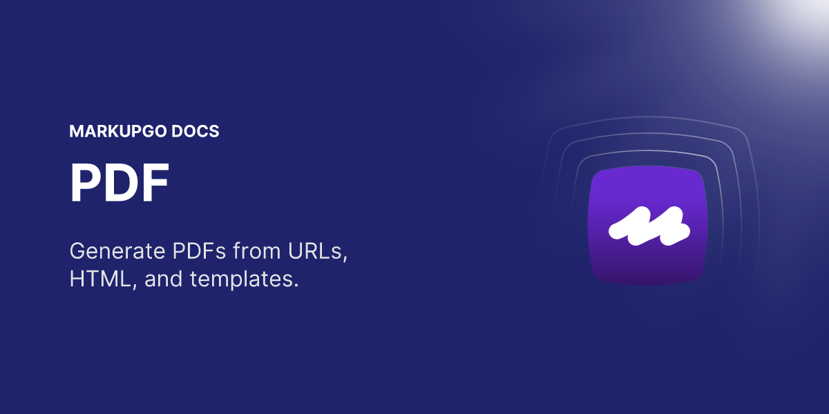 PDF | MarkupGo