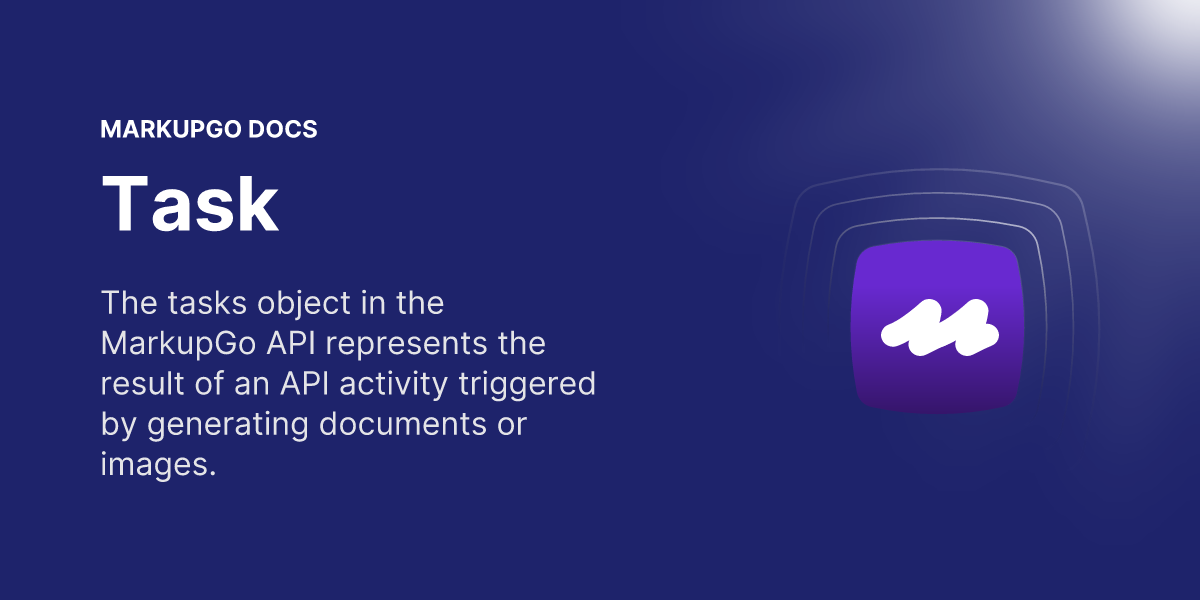 Task | MarkupGo