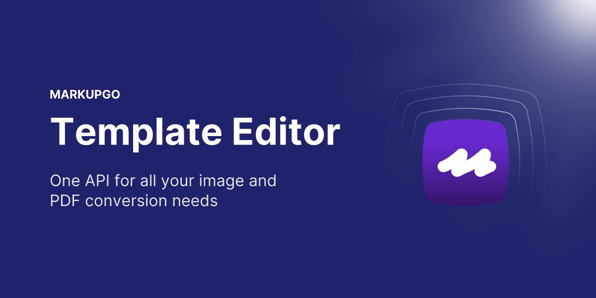 MarkupGo - HTML to Image, PDF, JPEG, WebP, PNG Converter | MarkupGo